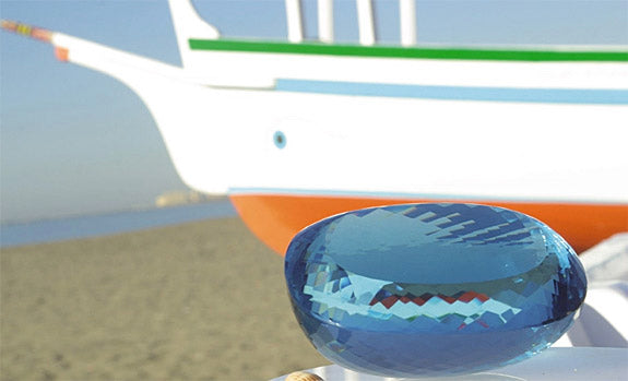 World's Largest Faceted Blue Topaz Is Named For Spain's Costa Del Sol