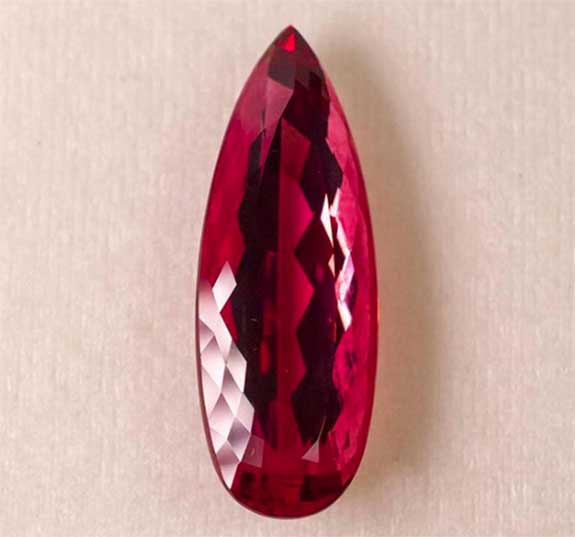 Vibrant Red 'Whitney Flame Topaz' Joins The Smithsonian's National Gem