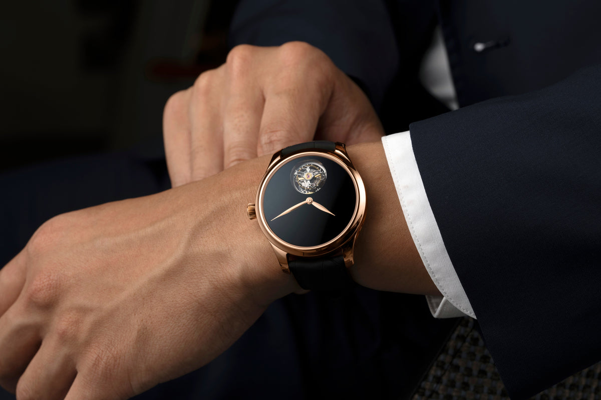 H. Moser & Cie Endeavour Tourbillon Concept Vantablack Watch