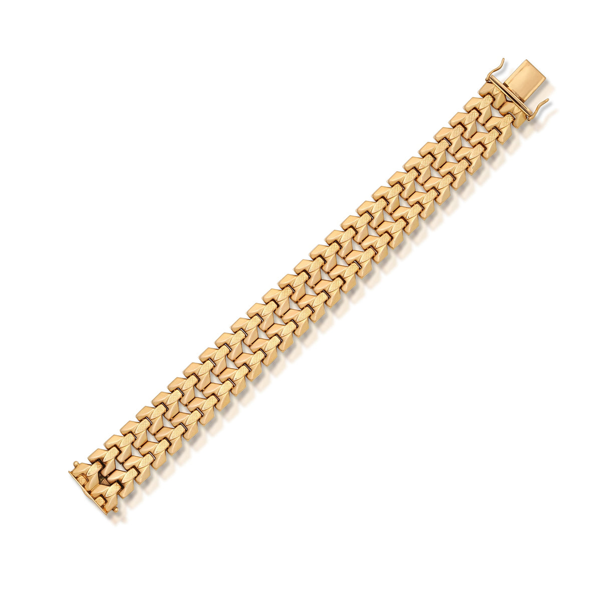 Retro Gold Link Bracelet