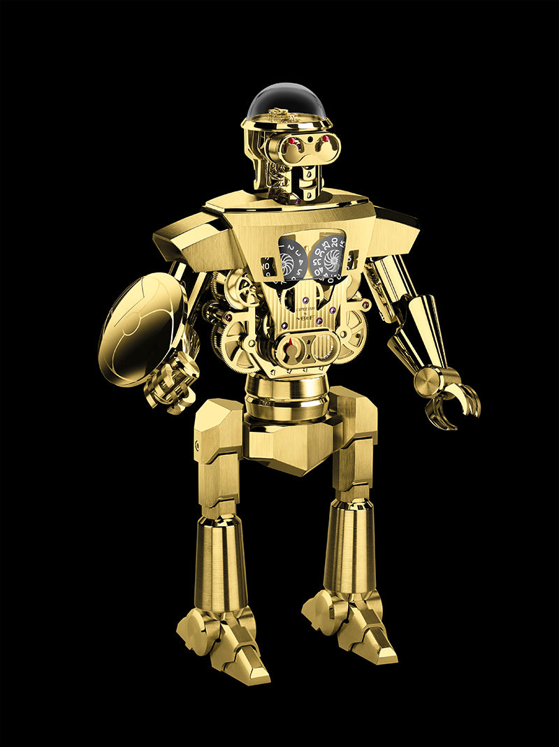 MB&F and L’Epée 1839 Balthazar Full Gold Clock